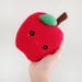 Red Apple Plush | Etsy