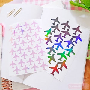 Airplane Vinyl Sticker Sheet - Etsy