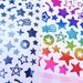 Stars Permanent Vinyl Sticker Sheet - Etsy