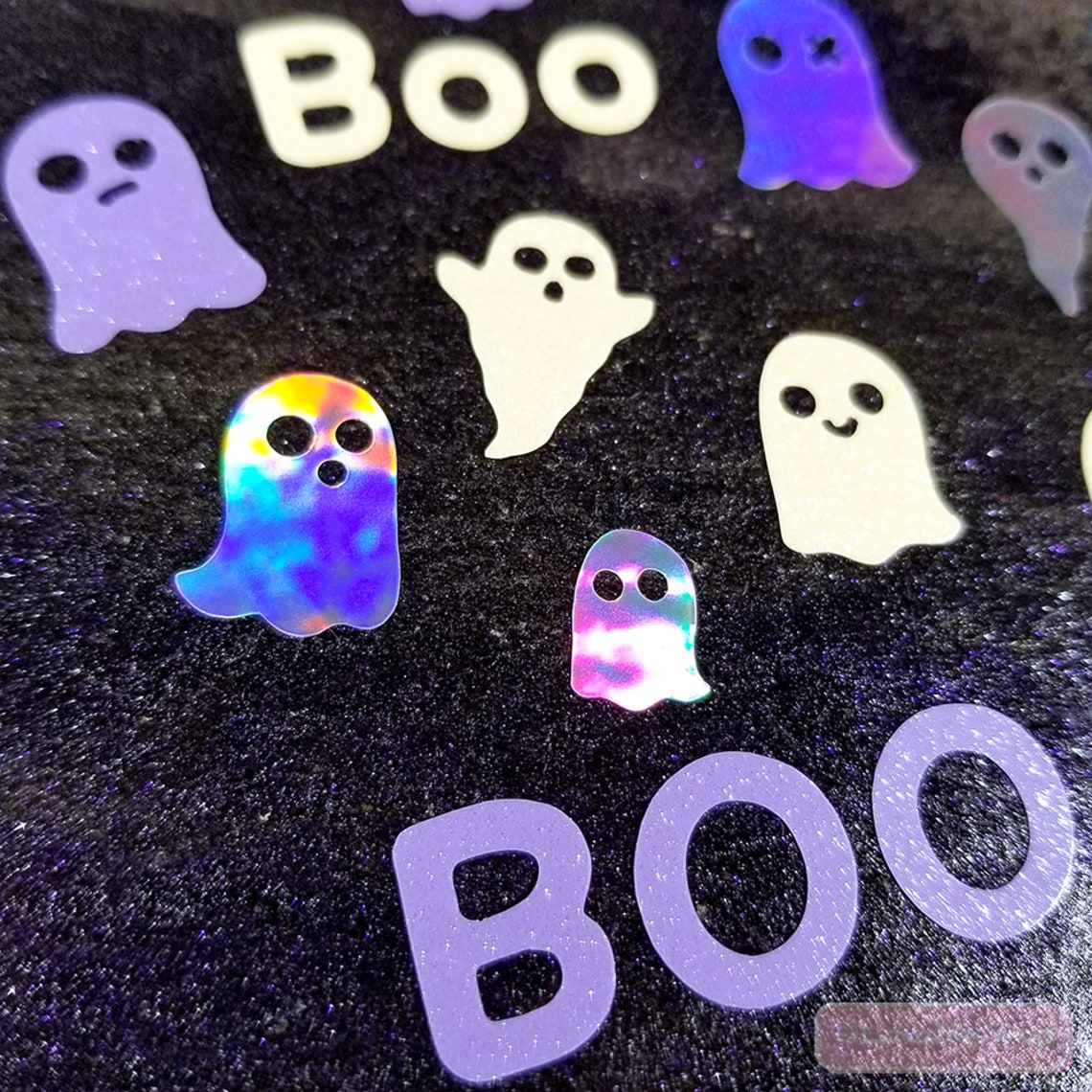 Ghost Permanent Vinyl Sticker Sheet - Etsy