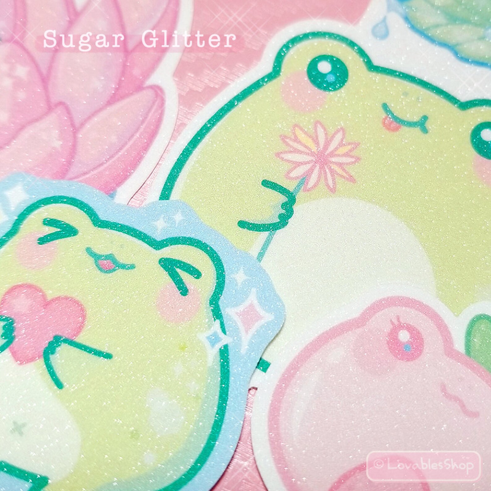 Lovable Froggy Stickers 15pcs | Etsy