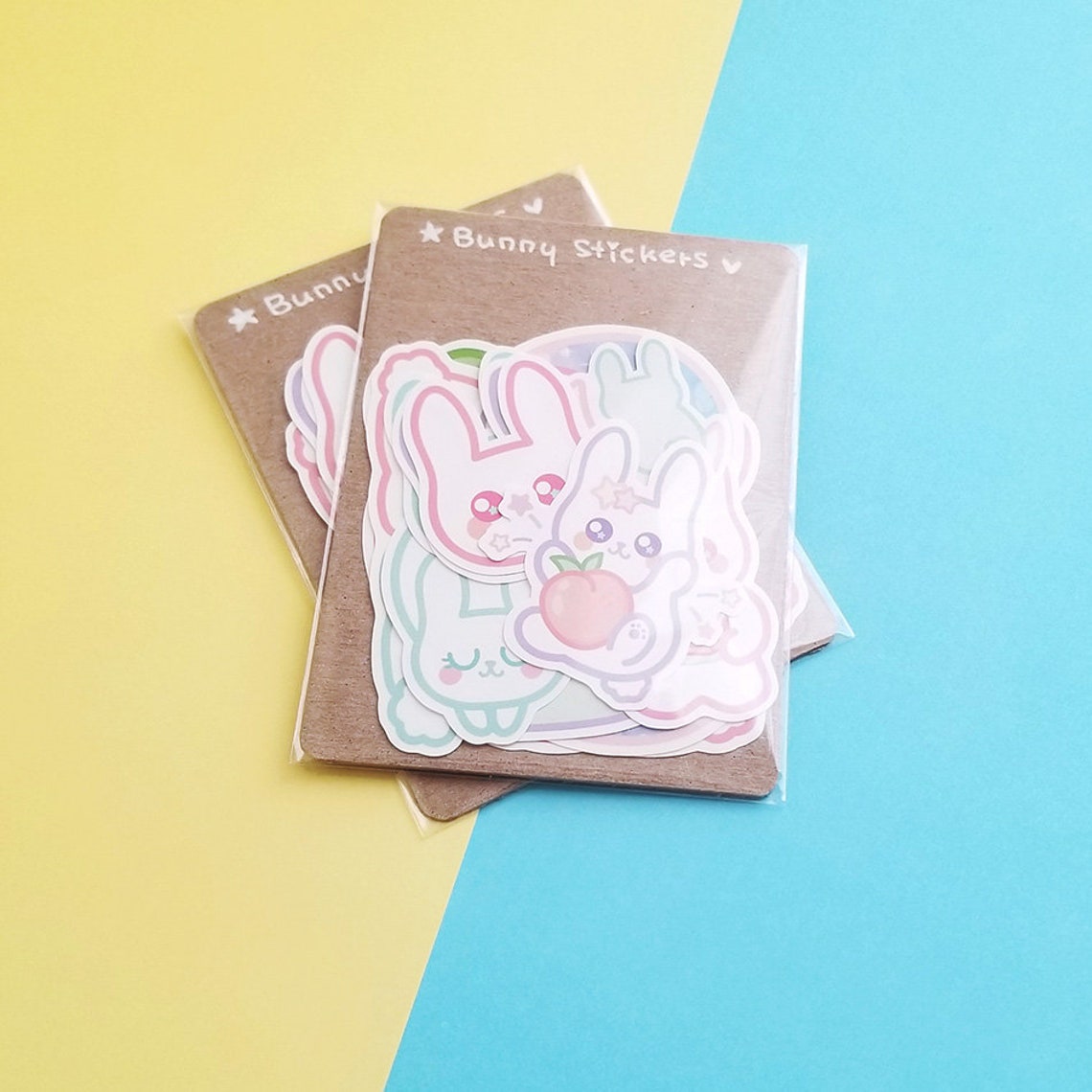 Bunny Stickers - Etsy
