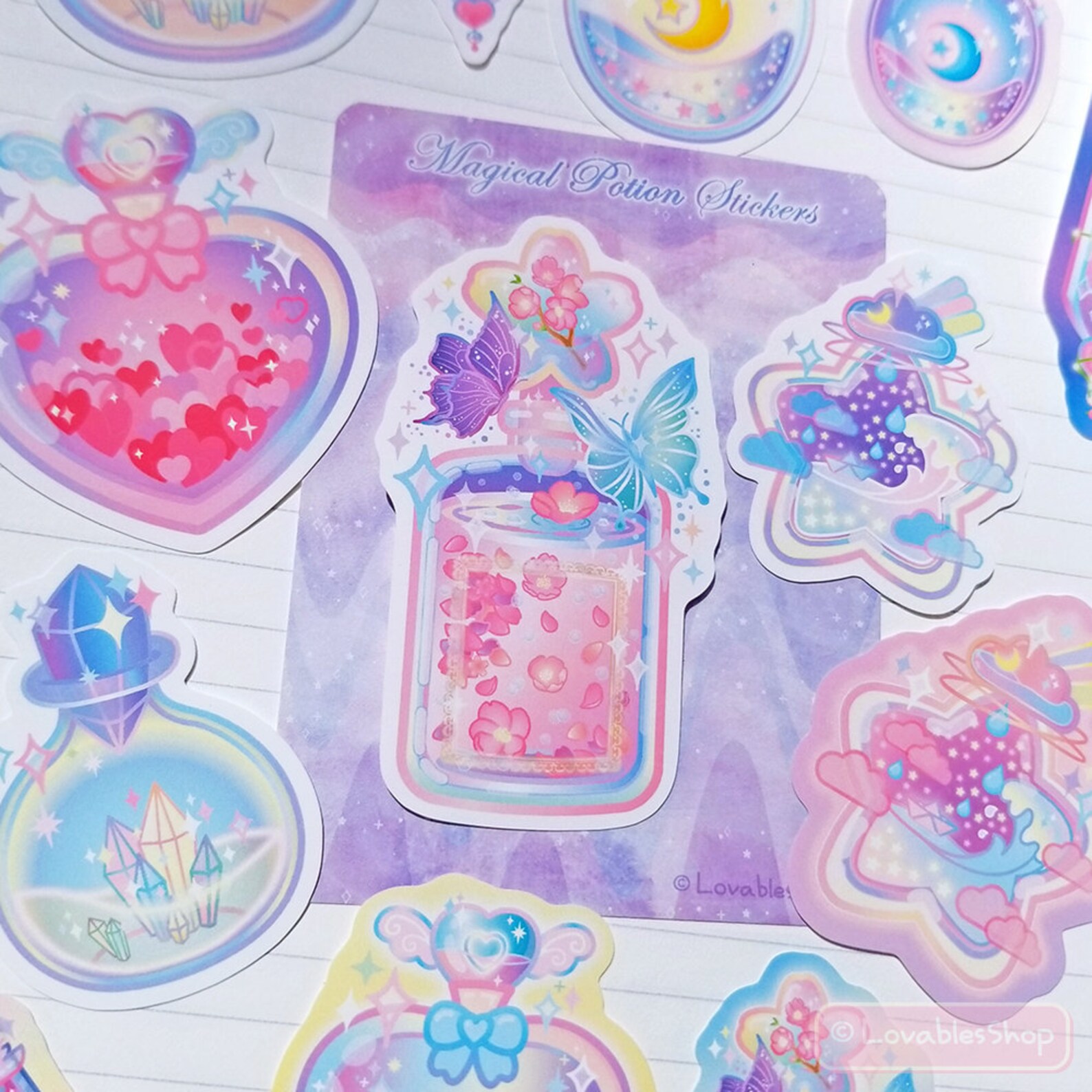 Magical Potion Stickers (13pcs) - Etsy