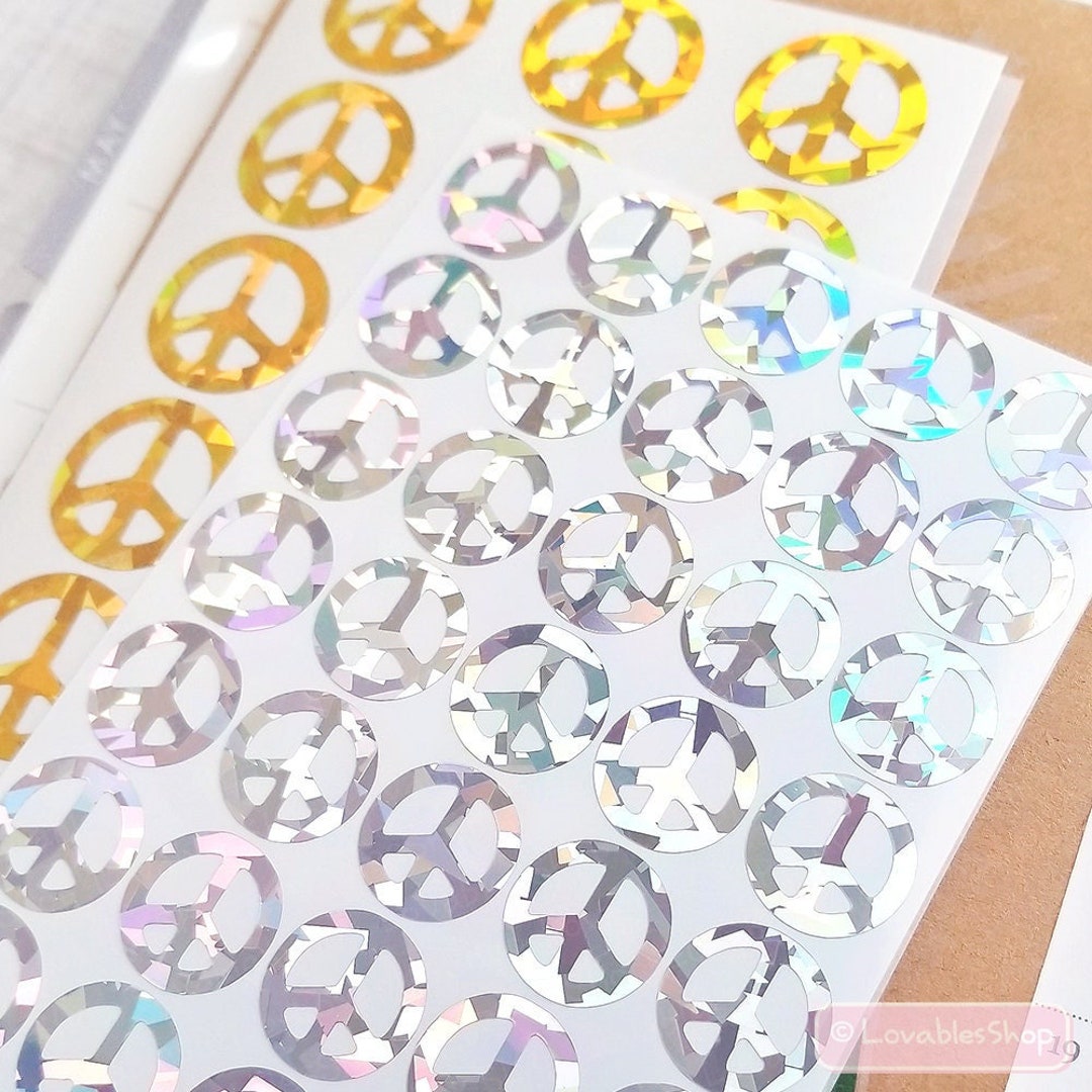 Peace Vinyl Sticker Sheet - Etsy