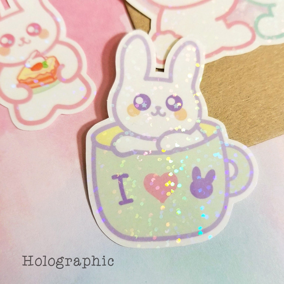 Bunny Stickers - Etsy