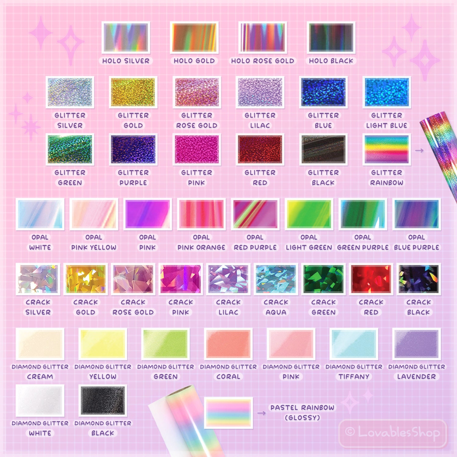 Confetti Permanent Vinyl Sticker Sheet - Etsy