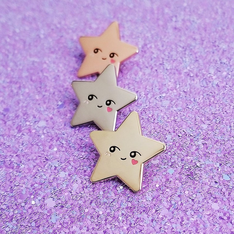 Little Star Enamel Pin - Etsy