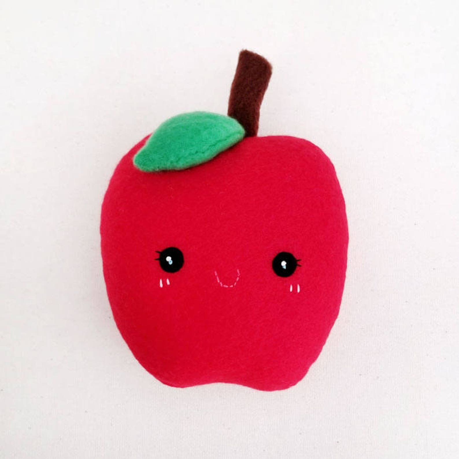 Red Apple Plush - Etsy