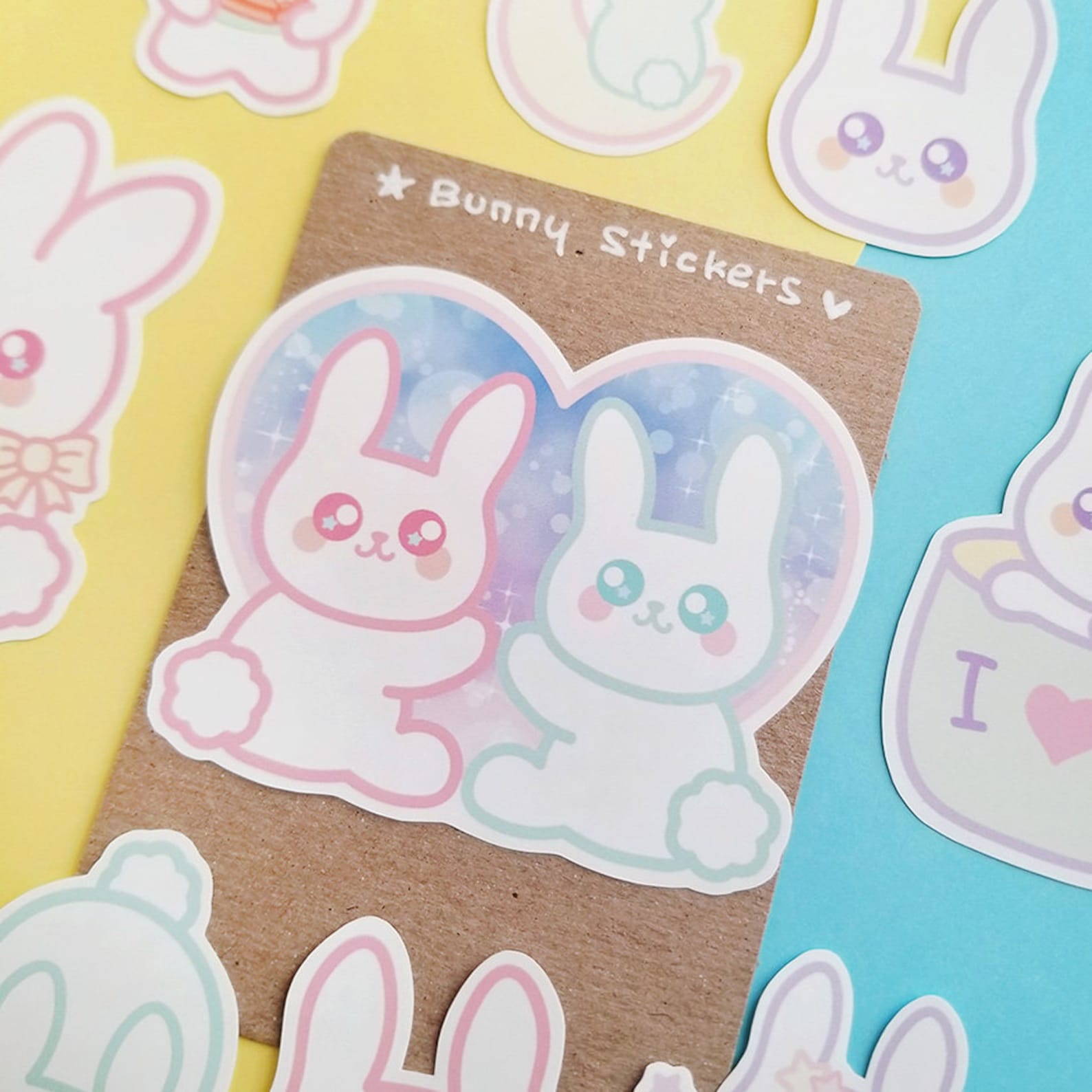 Bunny Stickers - Etsy