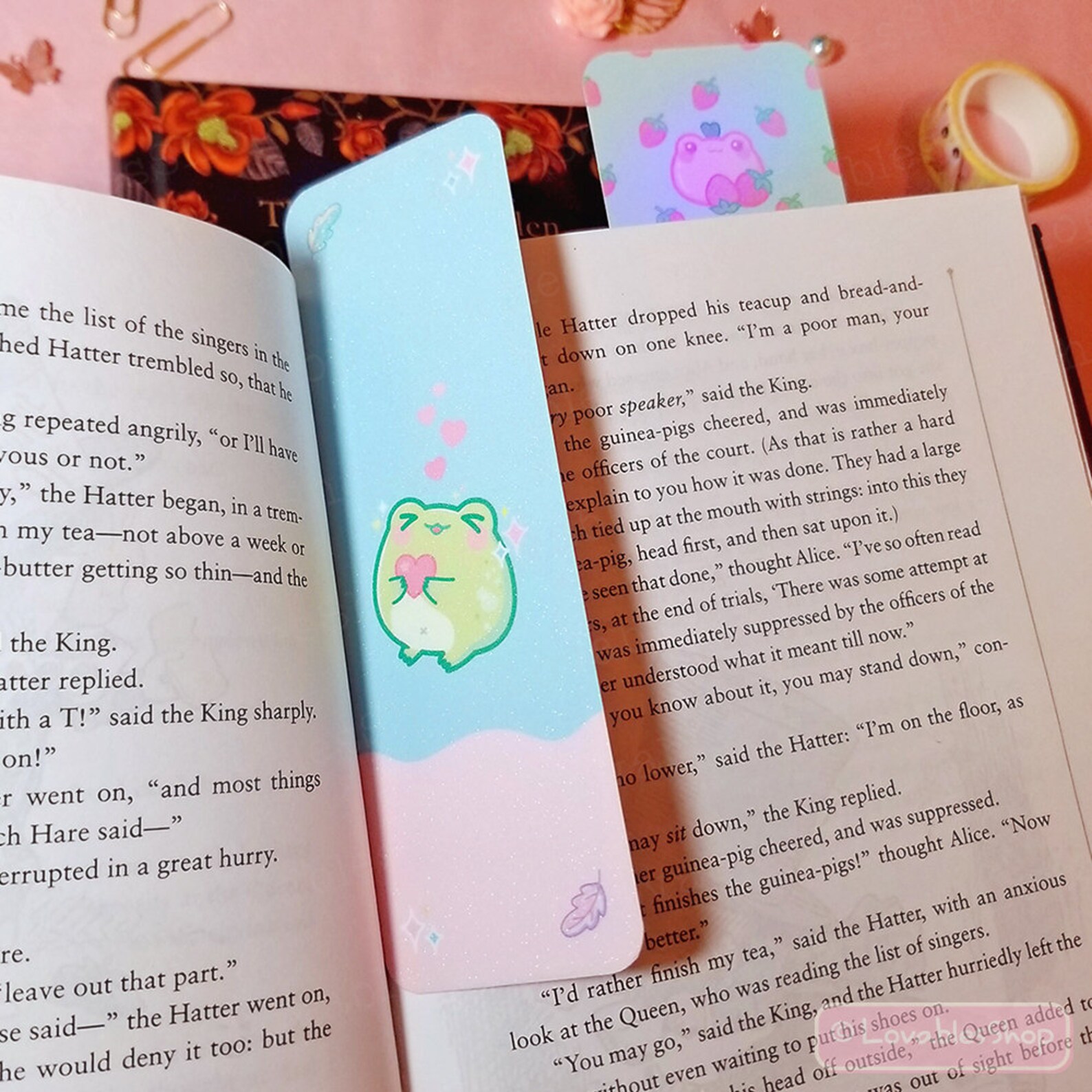Froggy Bookmark - Etsy