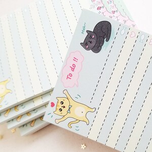 Cat to Do List Notepad - Etsy