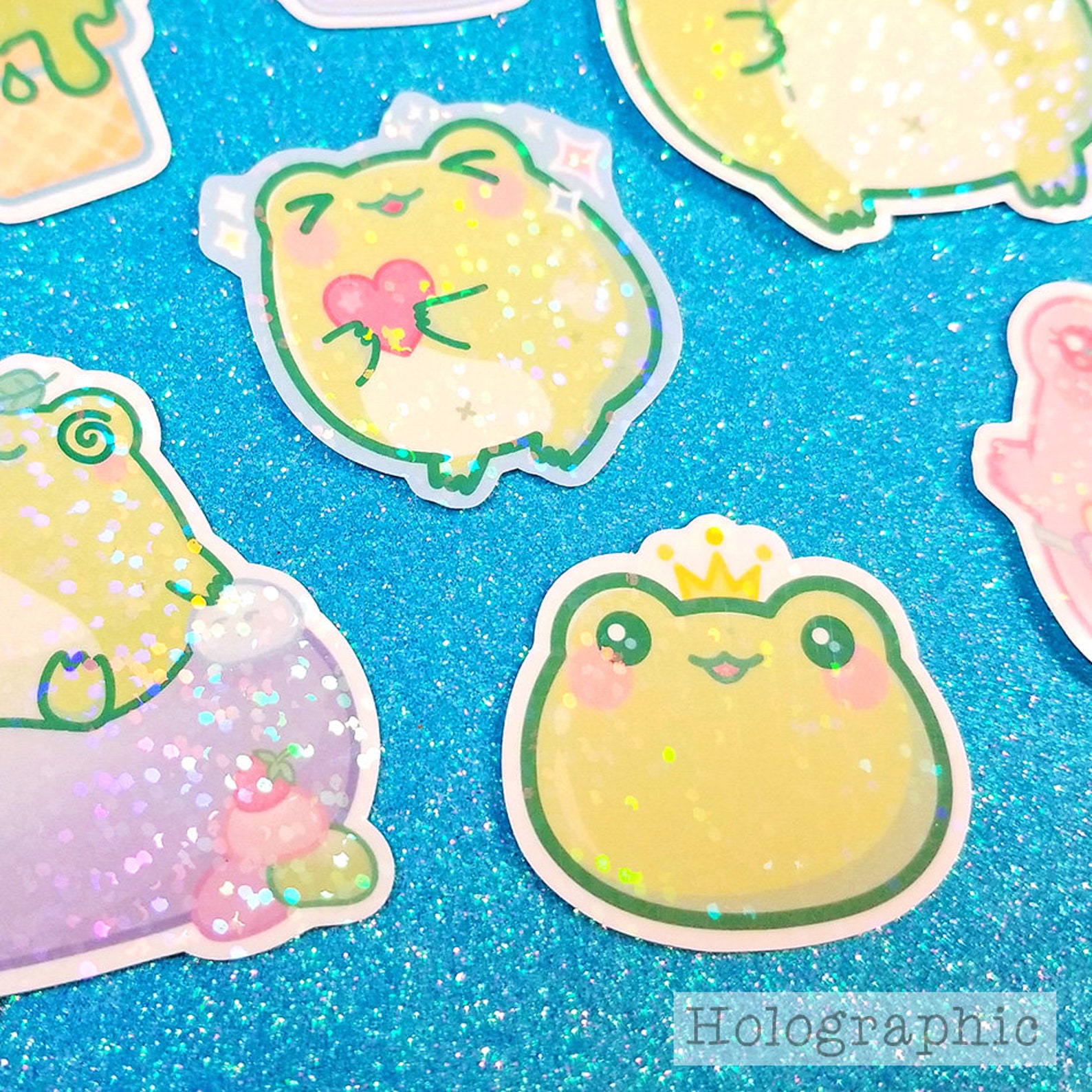 Lovable Froggy Stickers 15pcs - Etsy