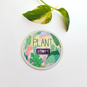 Plant Mom Vinyl Sticker - Etsy