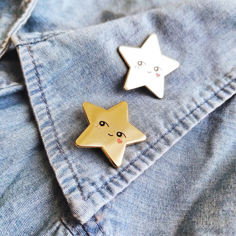 Little Star Enamel Pin - Etsy