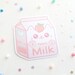 New Ver. Meow Milk Vinyl Sticker - Etsy