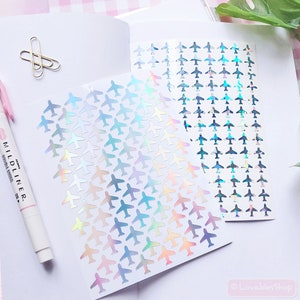 Airplane Vinyl Sticker Sheet - Etsy