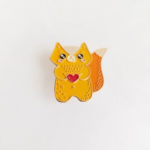 Fox Enamel Pin - Etsy