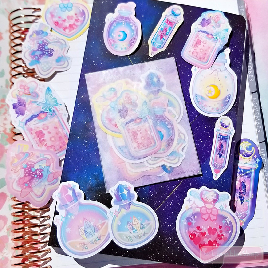 Magical Potion Stickers 13pcs - Etsy