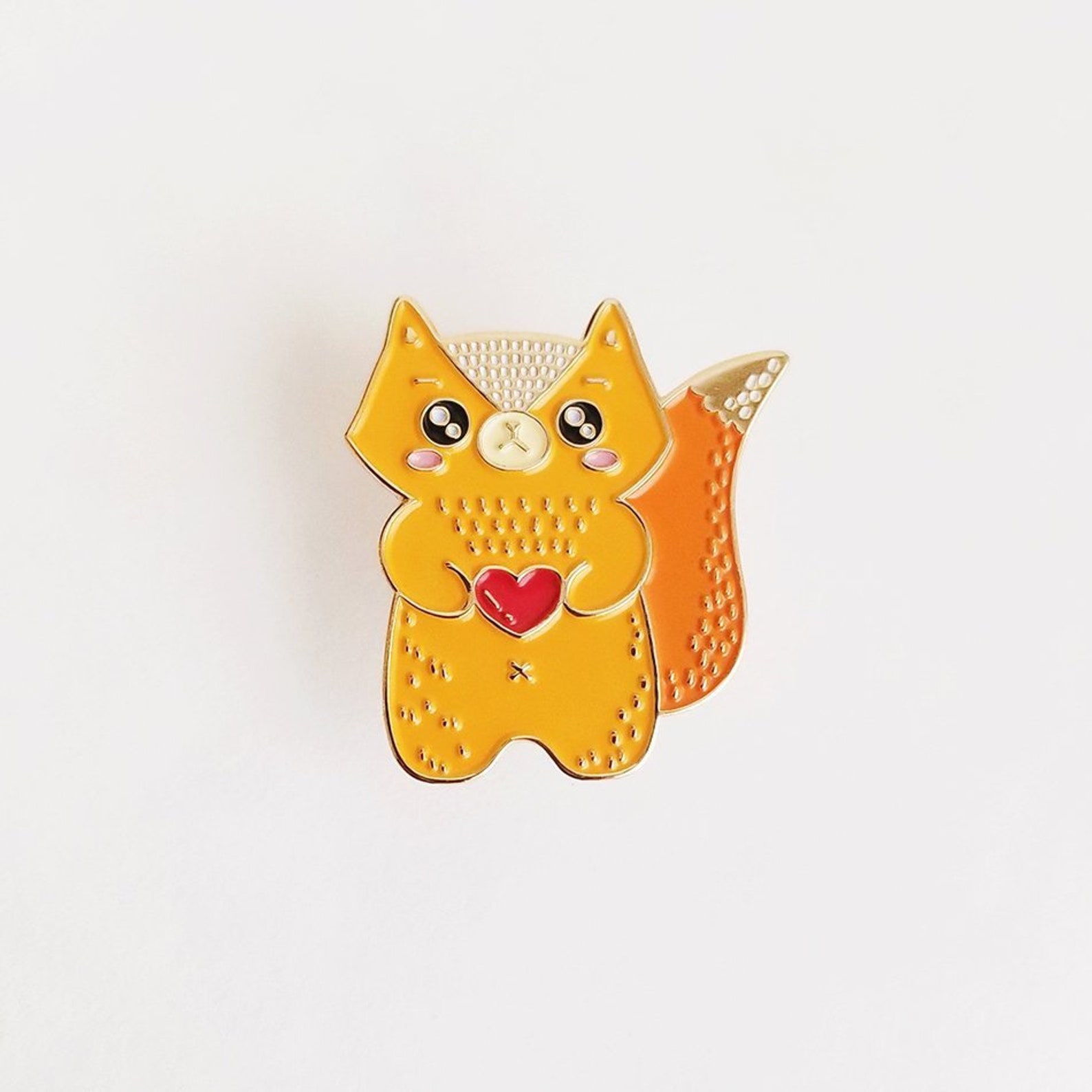 Fox Enamel Pin - Etsy