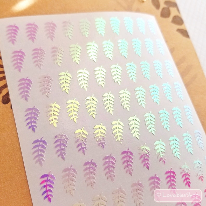 Leaf Vinyl Sticker Sheet - Etsy