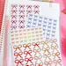 Bow Vinyl Sticker Sheet - Etsy