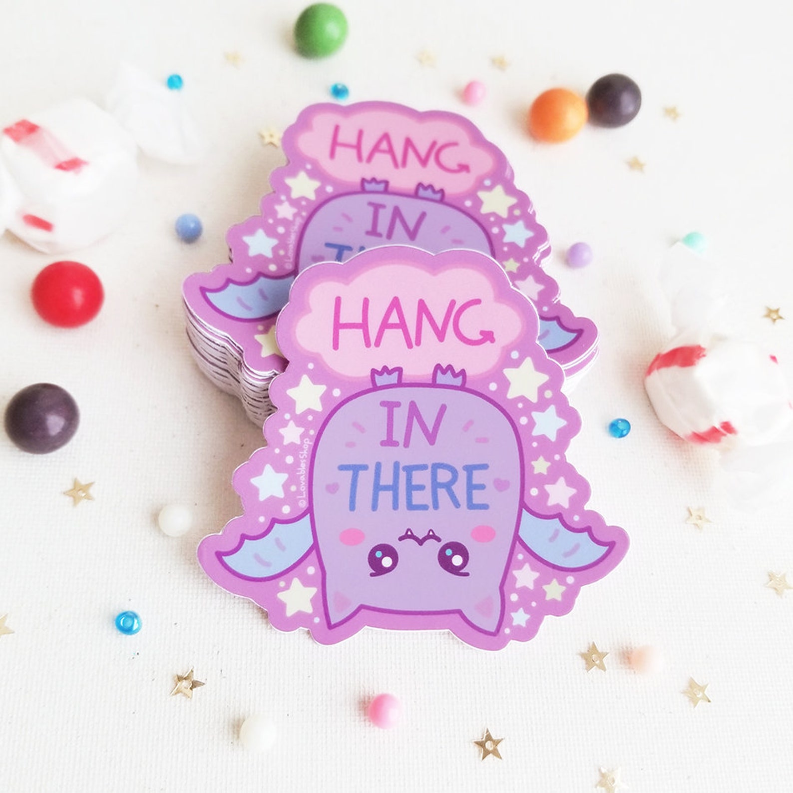 Bat Vinyl Sticker - Etsy