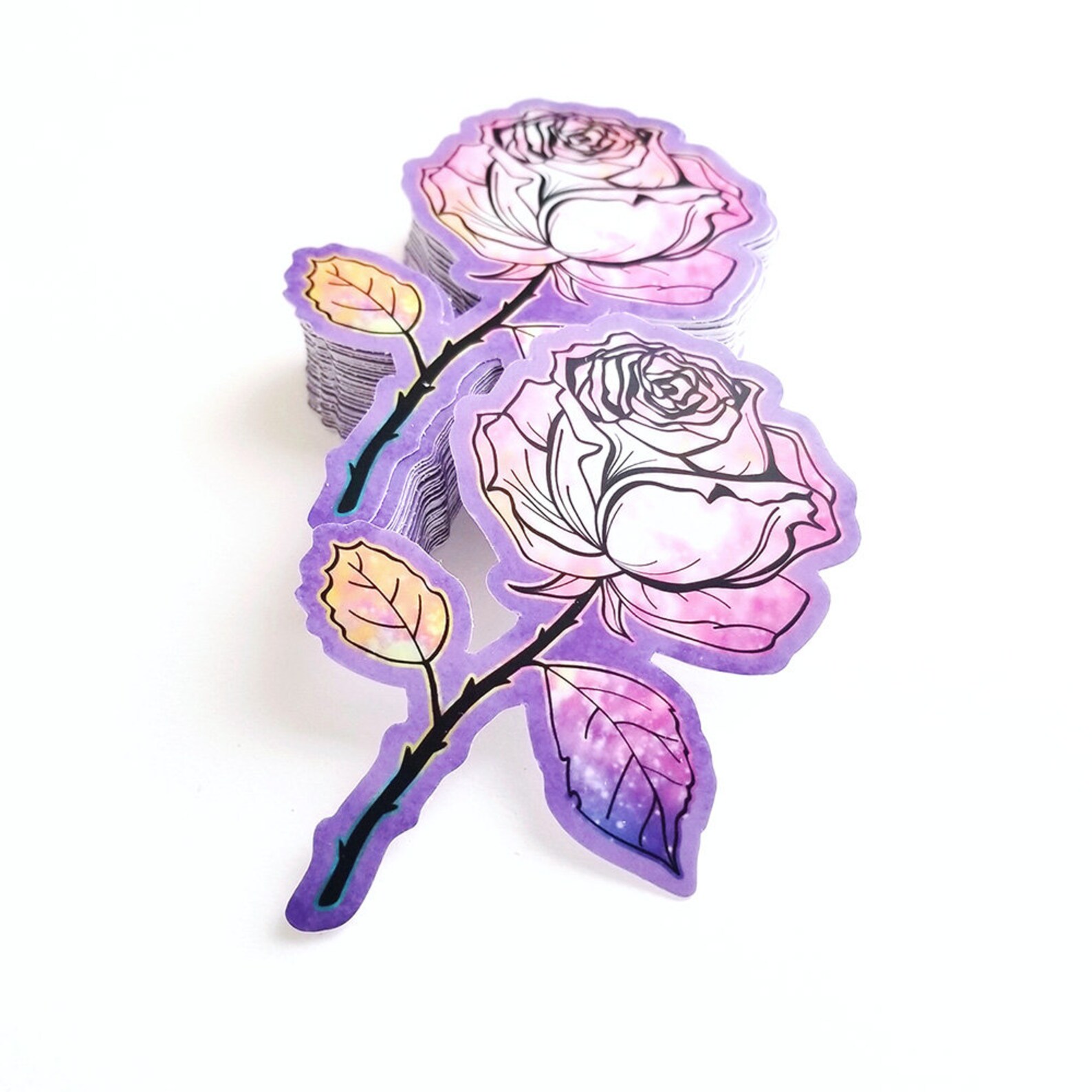 Magic Rose Vinyl Sticker | Etsy