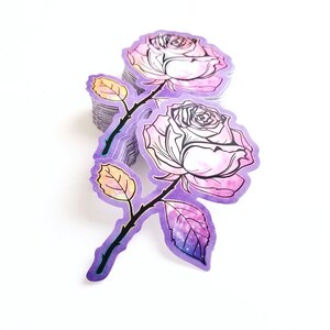 Magic Rose Vinyl Sticker - Etsy