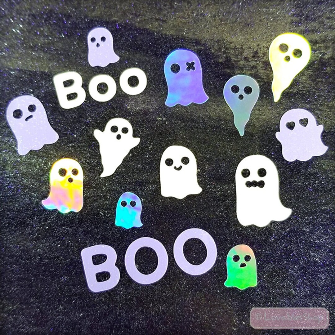 Ghost Permanent Vinyl Sticker Sheet - Etsy