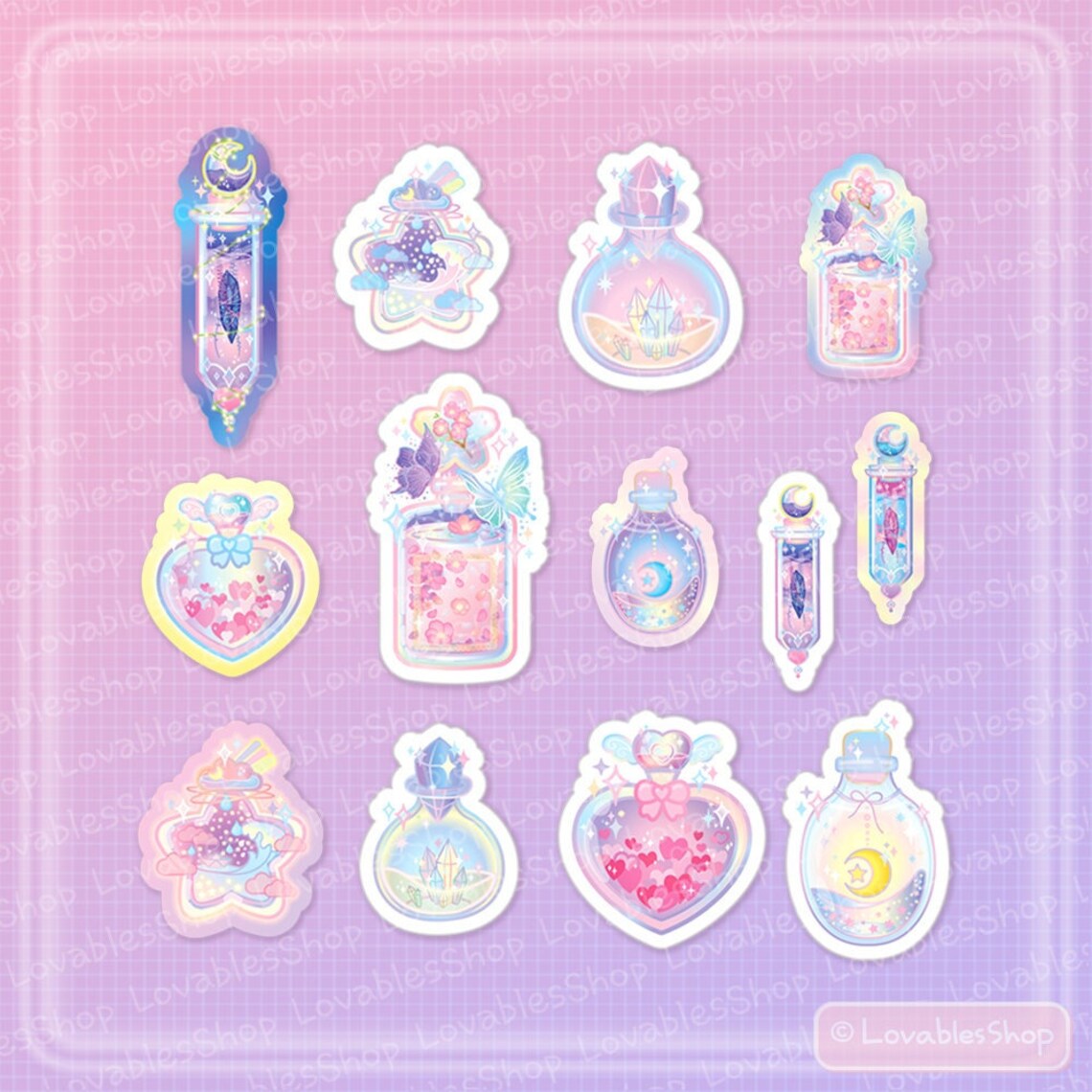 Magical Potion Stickers 13pcs - Etsy