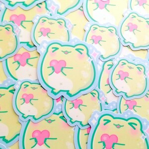 Froggy Vinyl Sticker - Etsy