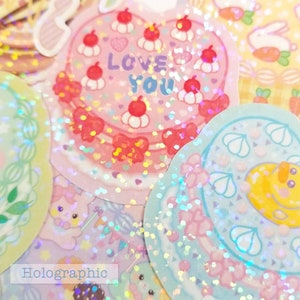 Heart Cake Stickers (17pcs) - Etsy