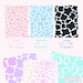 Cow Print Vinyl Sticker Sheet - Etsy