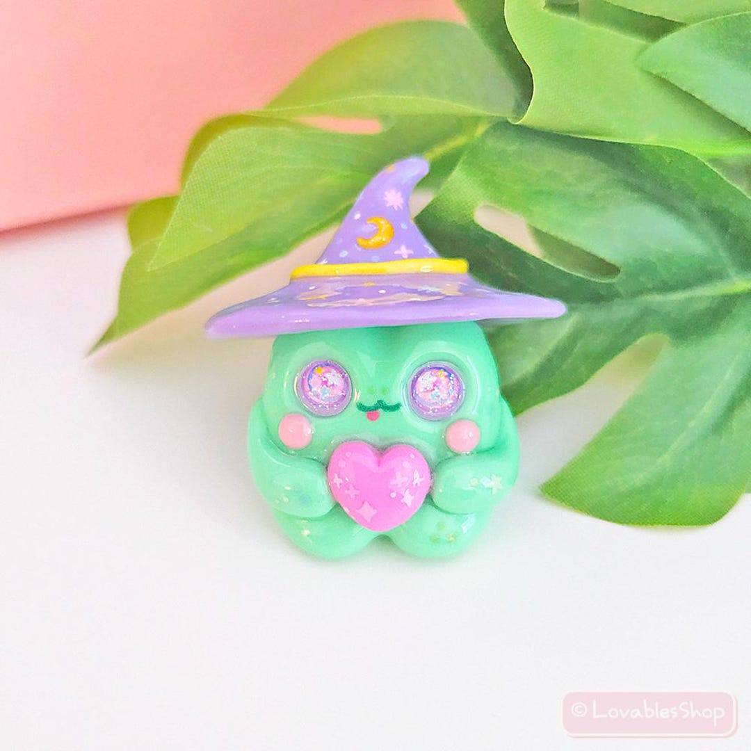 Wizard Frog – Handmade Desk Friend (limited Edition) - Etsy