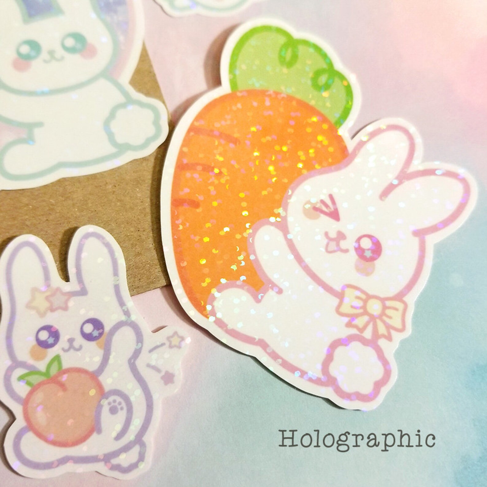 Bunny Stickers - Etsy