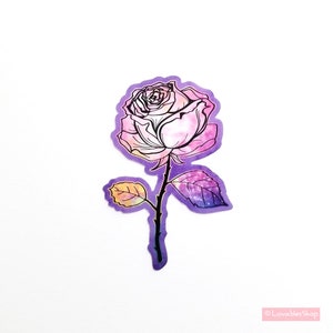 Magic Rose Vinyl Sticker - Etsy