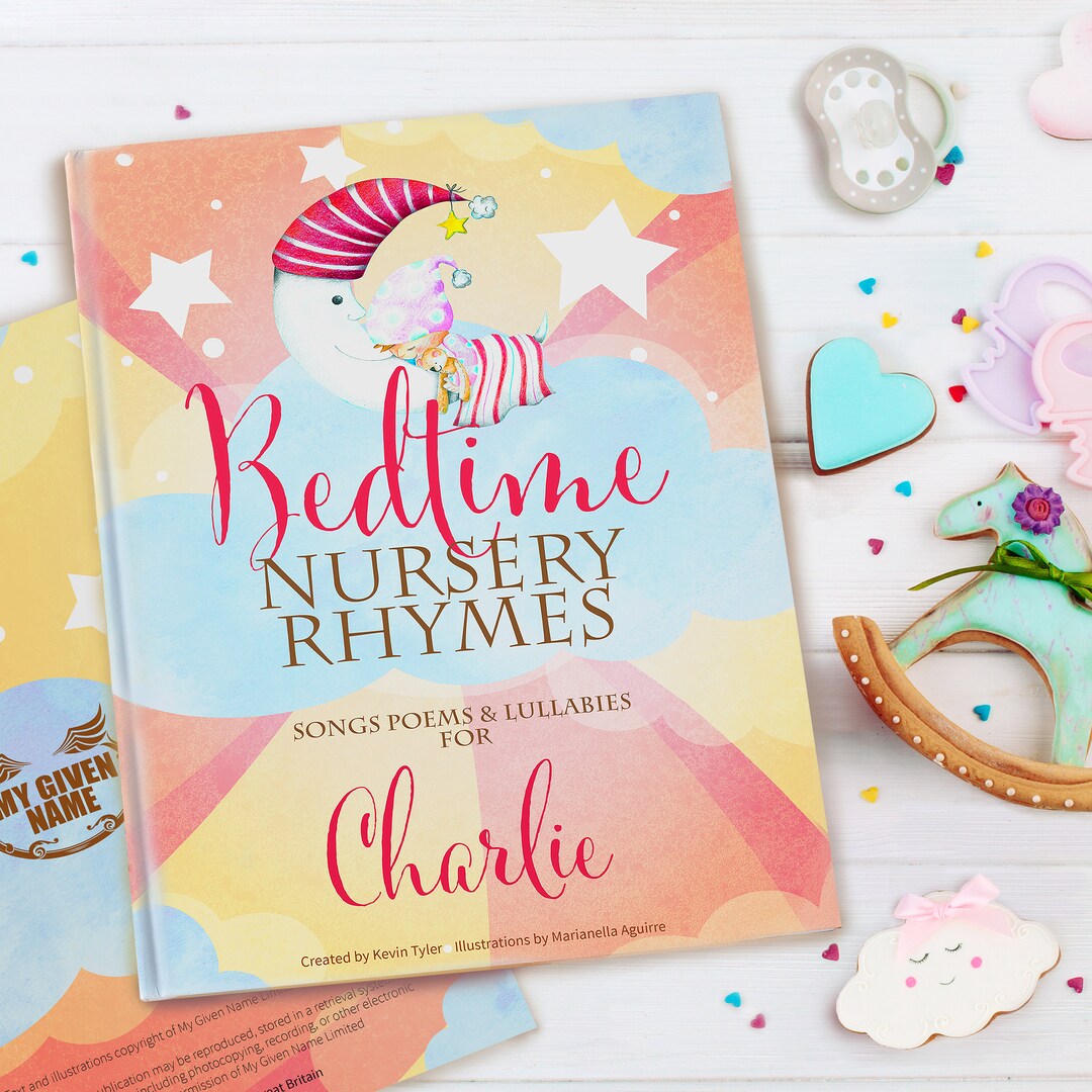 Bedtime Nursery Rhymes and Personalised Poems Book - Etsy