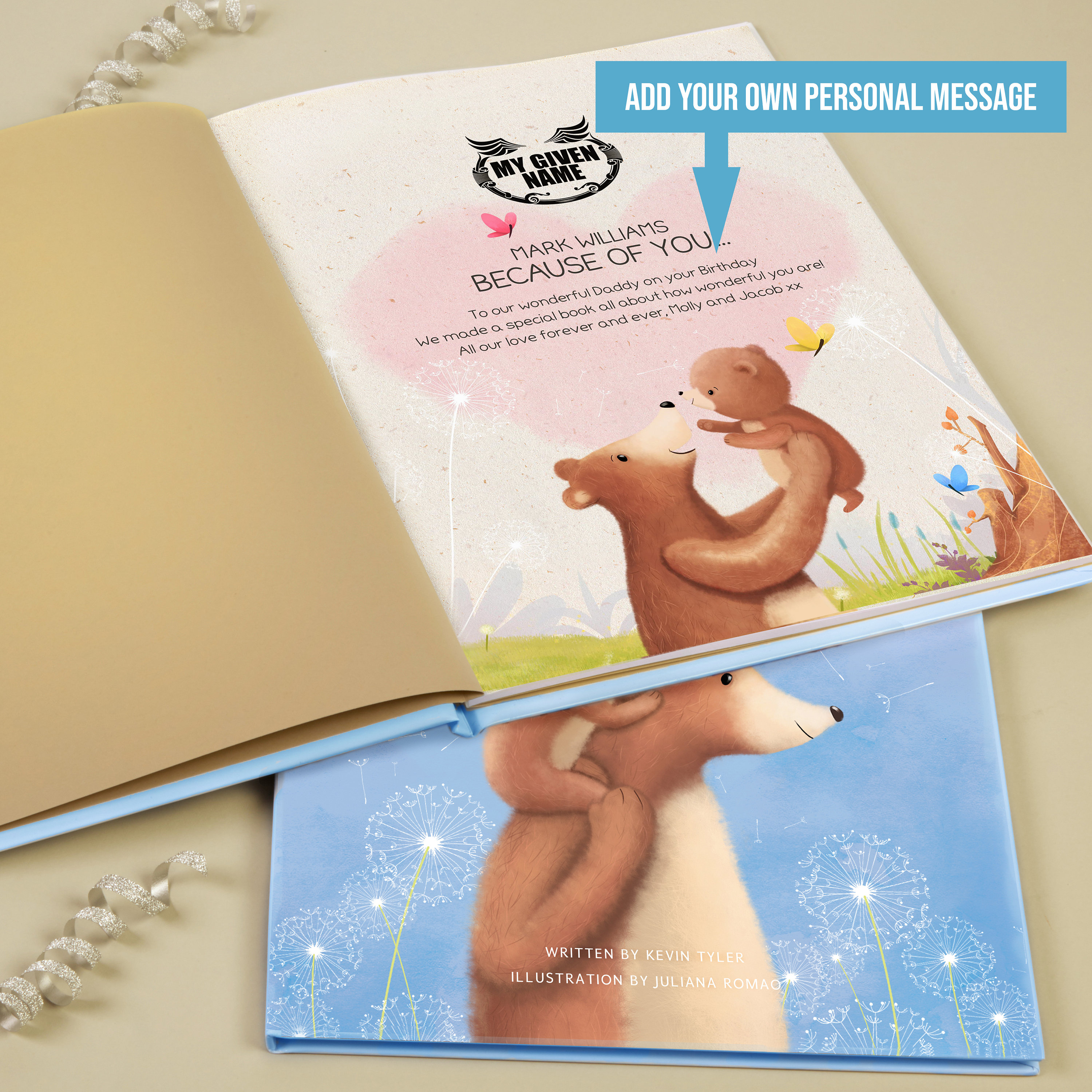 Personalised Daddy Book 'because of You' - Etsy UK