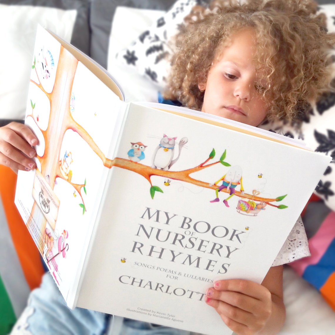 Personalised Nursery Rhyme & Poems Keepsake Book for Newborns - Etsy UK