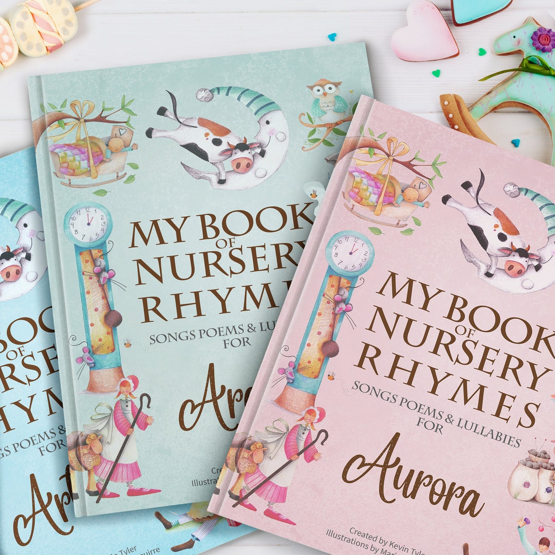Personalised Nursery Rhyme Book – Special Baby Keepsake Gift for Boys ...