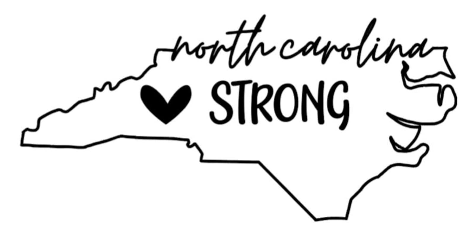 NC STRONG - Etsy
