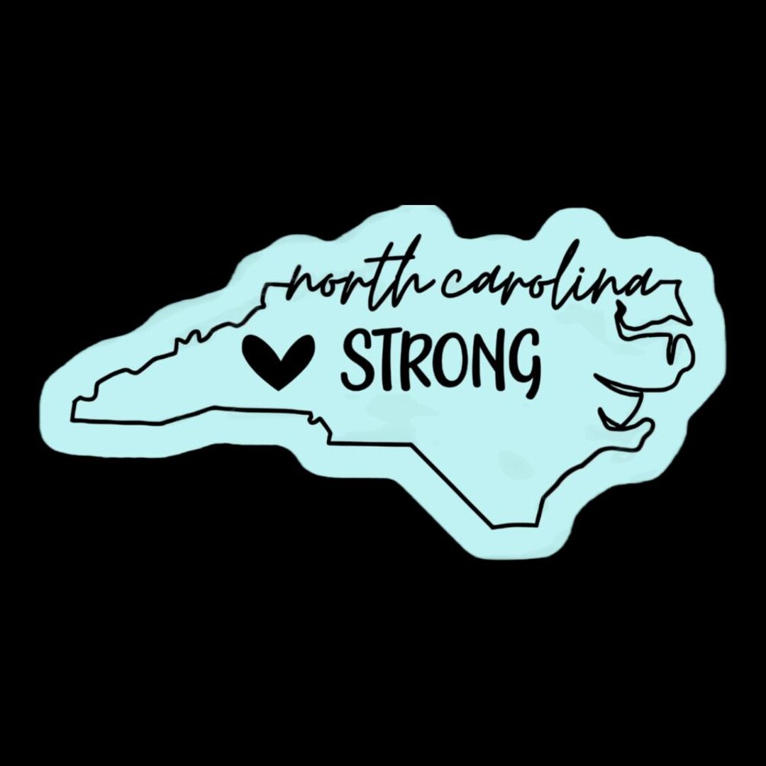 NC STRONG Decal - Etsy