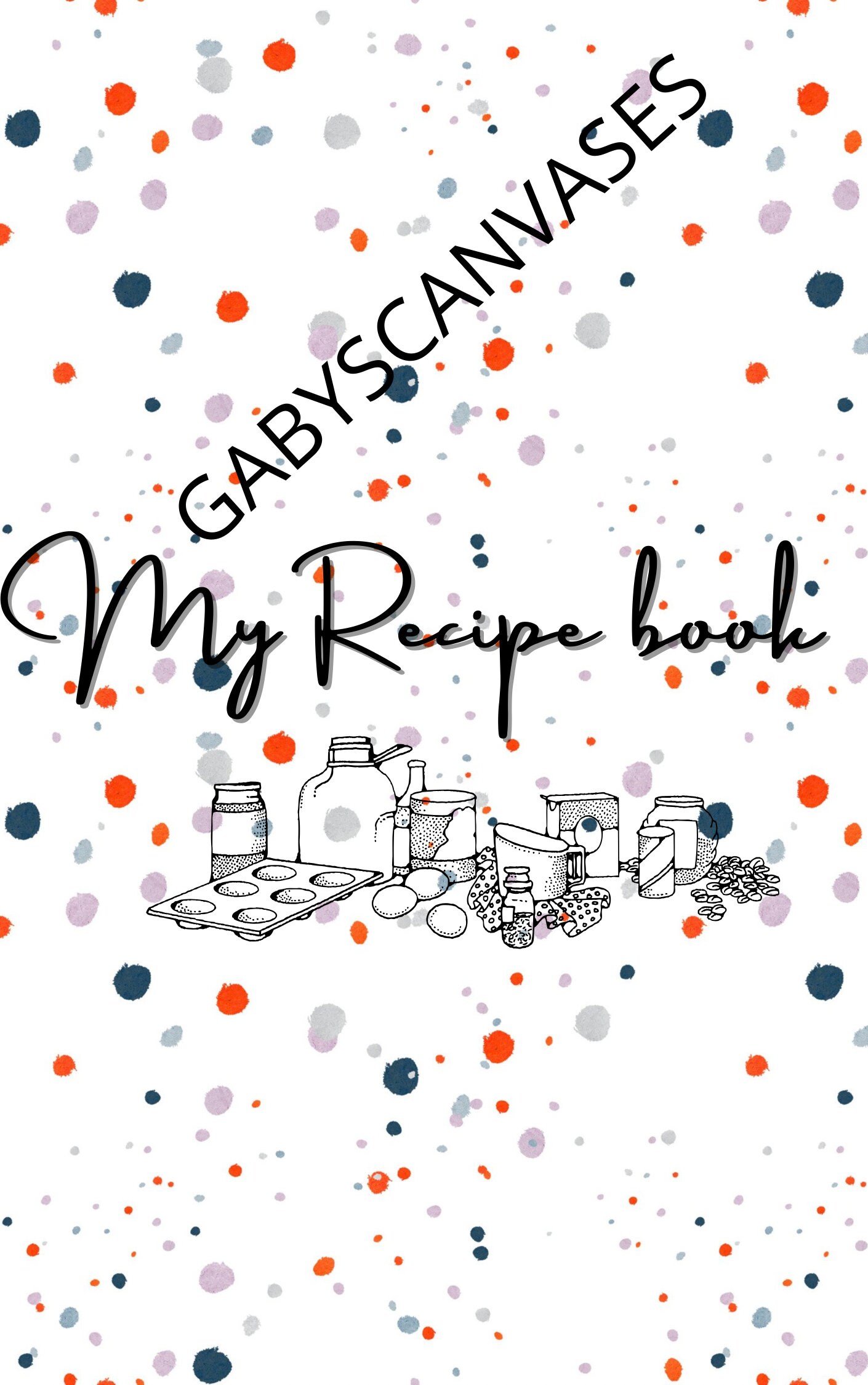 Printable Recipe Book | Etsy