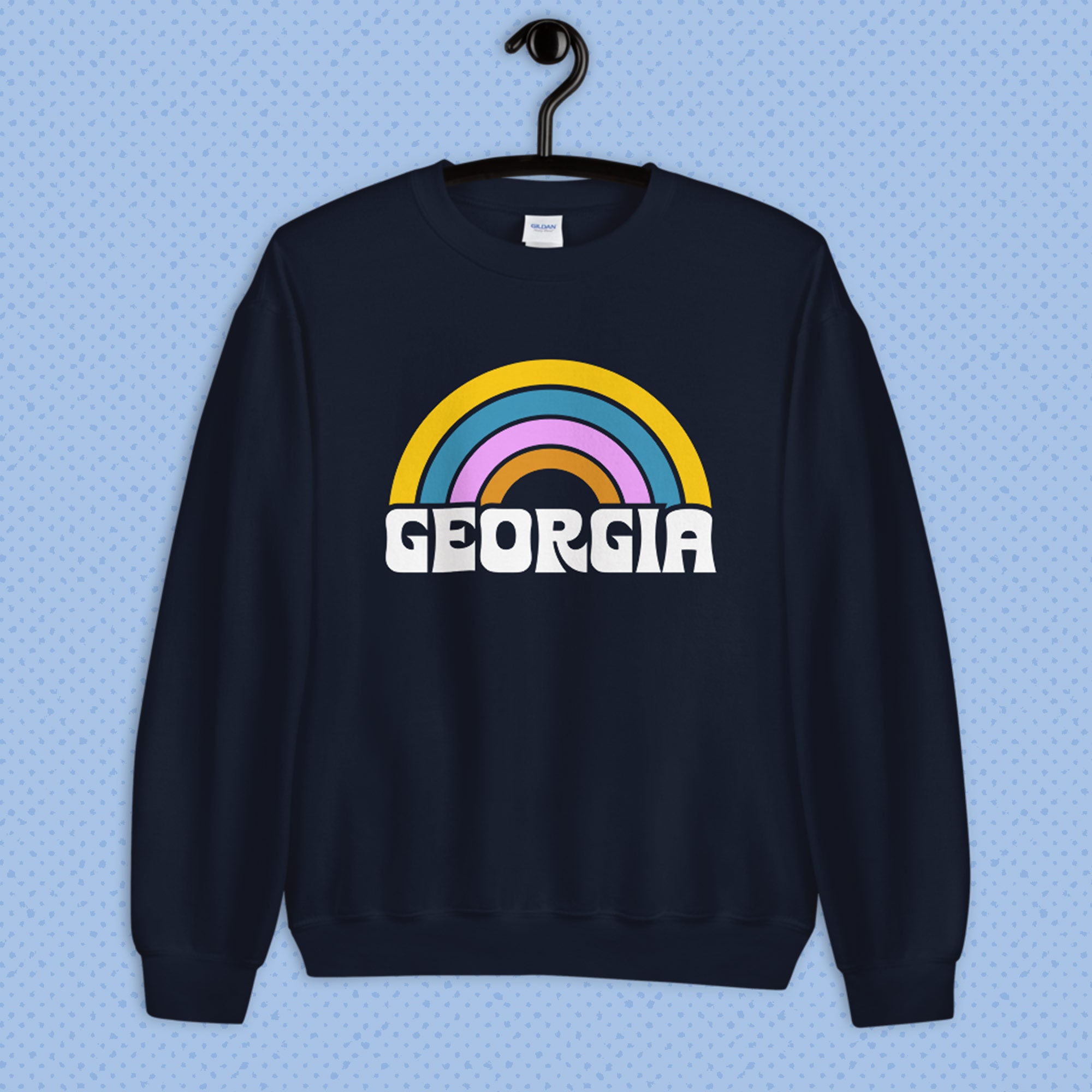 Georgia sweatshirt Georgia Sweater Vintage Atlanta | Etsy