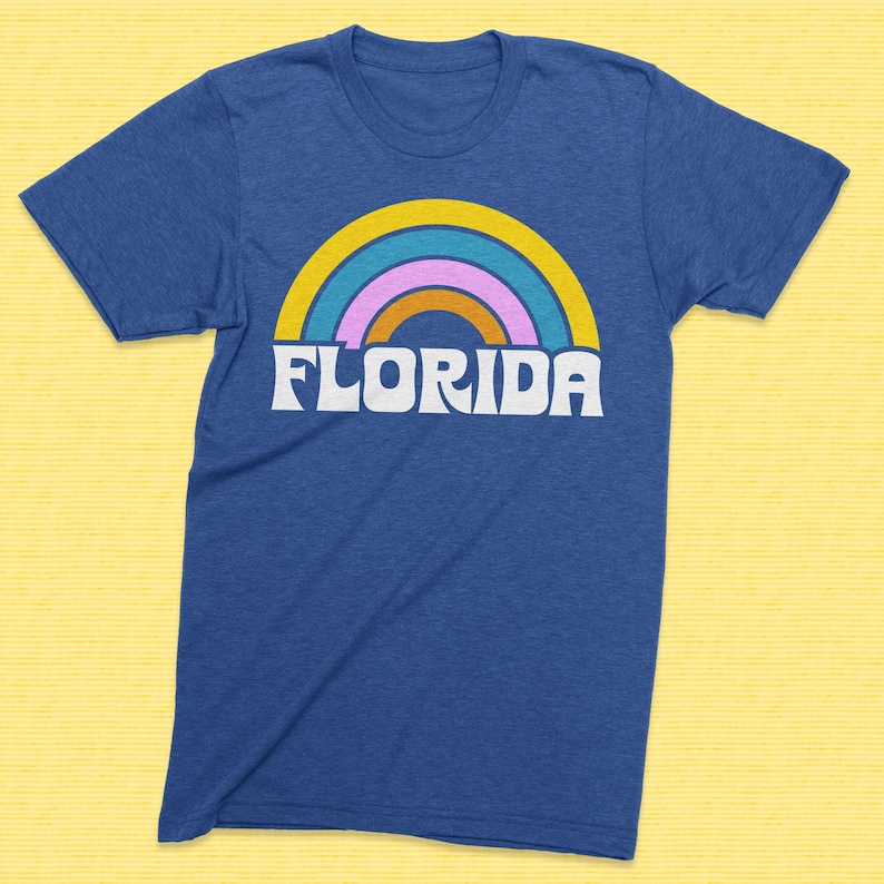 Florida Shirt Florida T Shirt Vintage Florida Shirt Pride Graphic Tee ...
