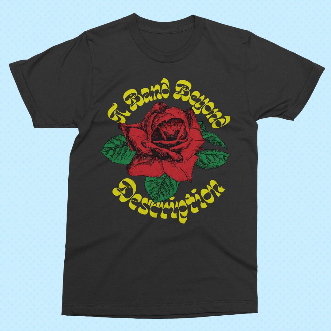 A Band Beyond Description Tshirt Grateful Dead T Shirt Deadhead Gift ...
