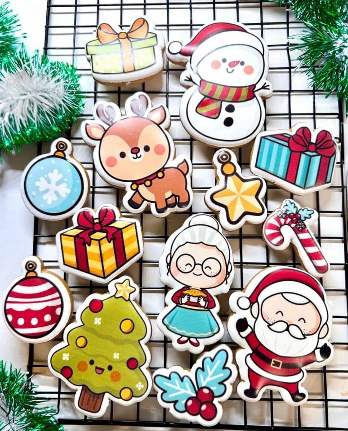 Merry Christmas Cookies Set. Honey Cookies/gingerbread. - Etsy