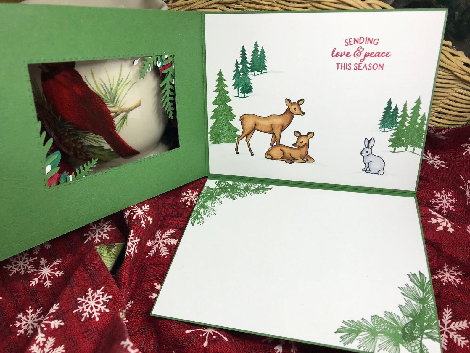 Merry Christmas Fun-fold Card | Etsy