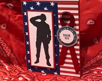 Thank a Solider or Veteran Personalized Inside Verse Thank You for Your ...