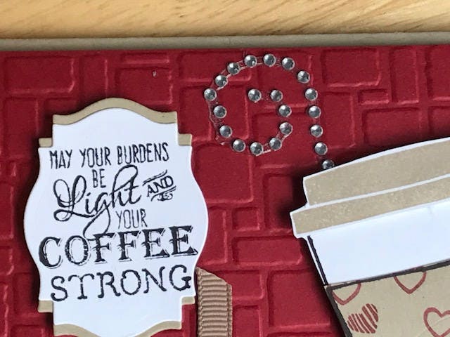 Coffee themed note card Coffee note card Coffee card coffee | Etsy